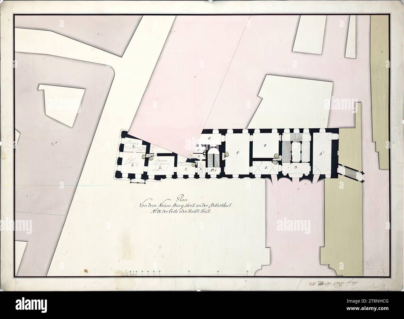 Vienna I, Hofburg, Augustinertrakt, new building project, 1st floor ...