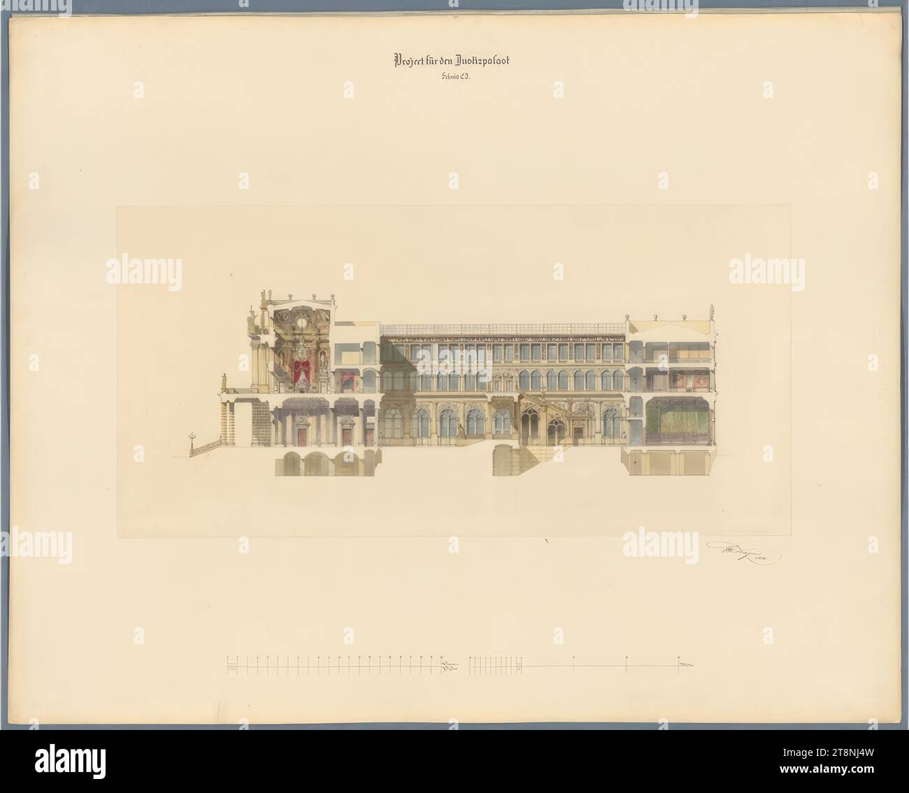 Vienna, Project for the Palace of Justice, cut CD, Otto Wagner (Vienna ...