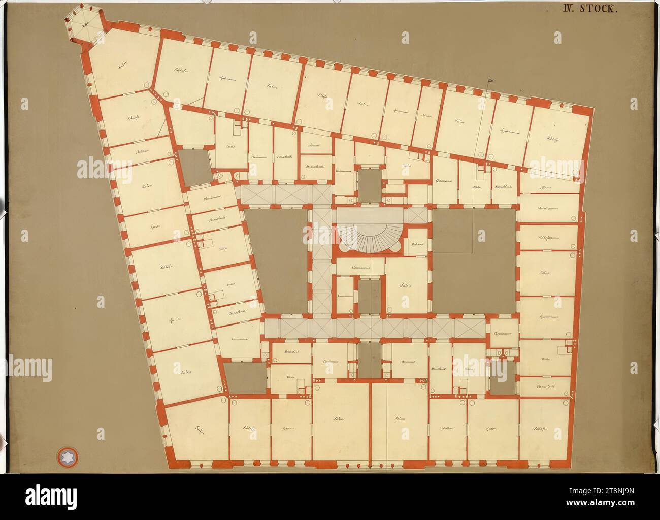 Vienna I, Am Hof/ Tiefer Graben, Creditanstalt, competition design, 4th ...