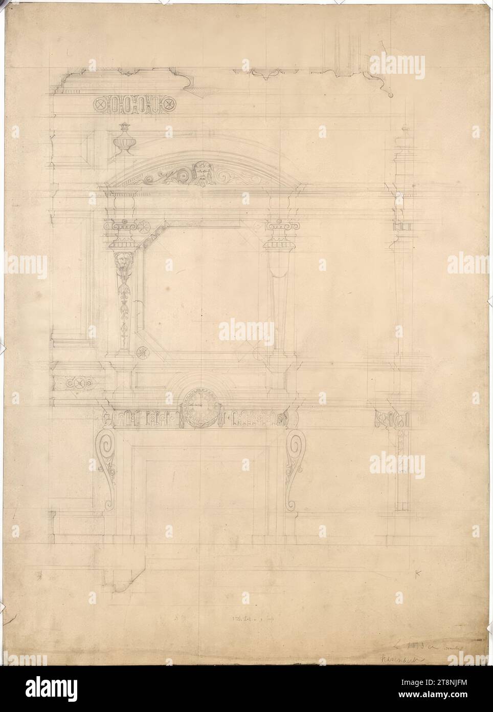 Vienna I, Bösendorferstraße 13, Palais Lützow, 1st floor, anteroom ...