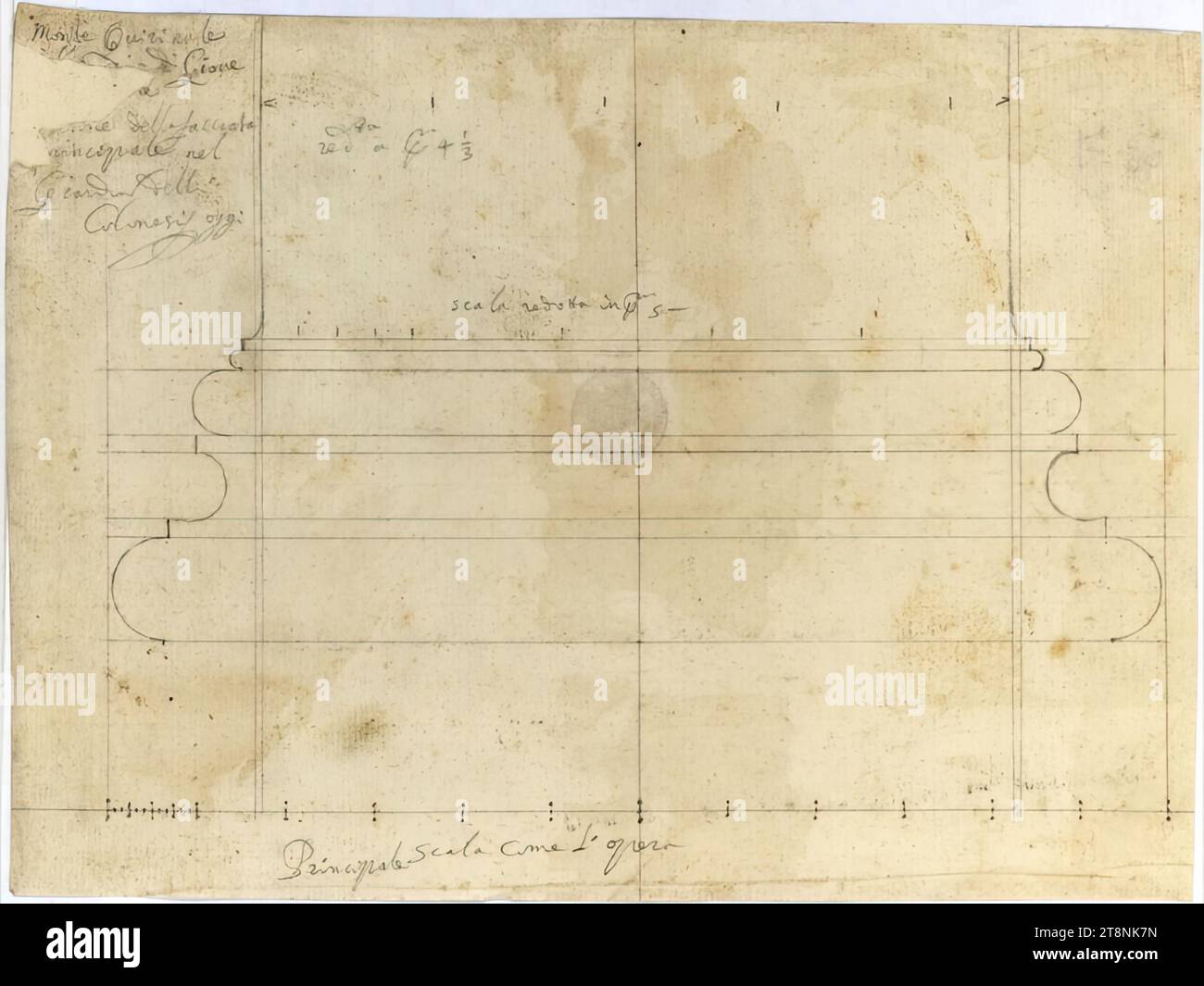Rome, Temple of Jupiter Serapis on the Quirinal, column base ...