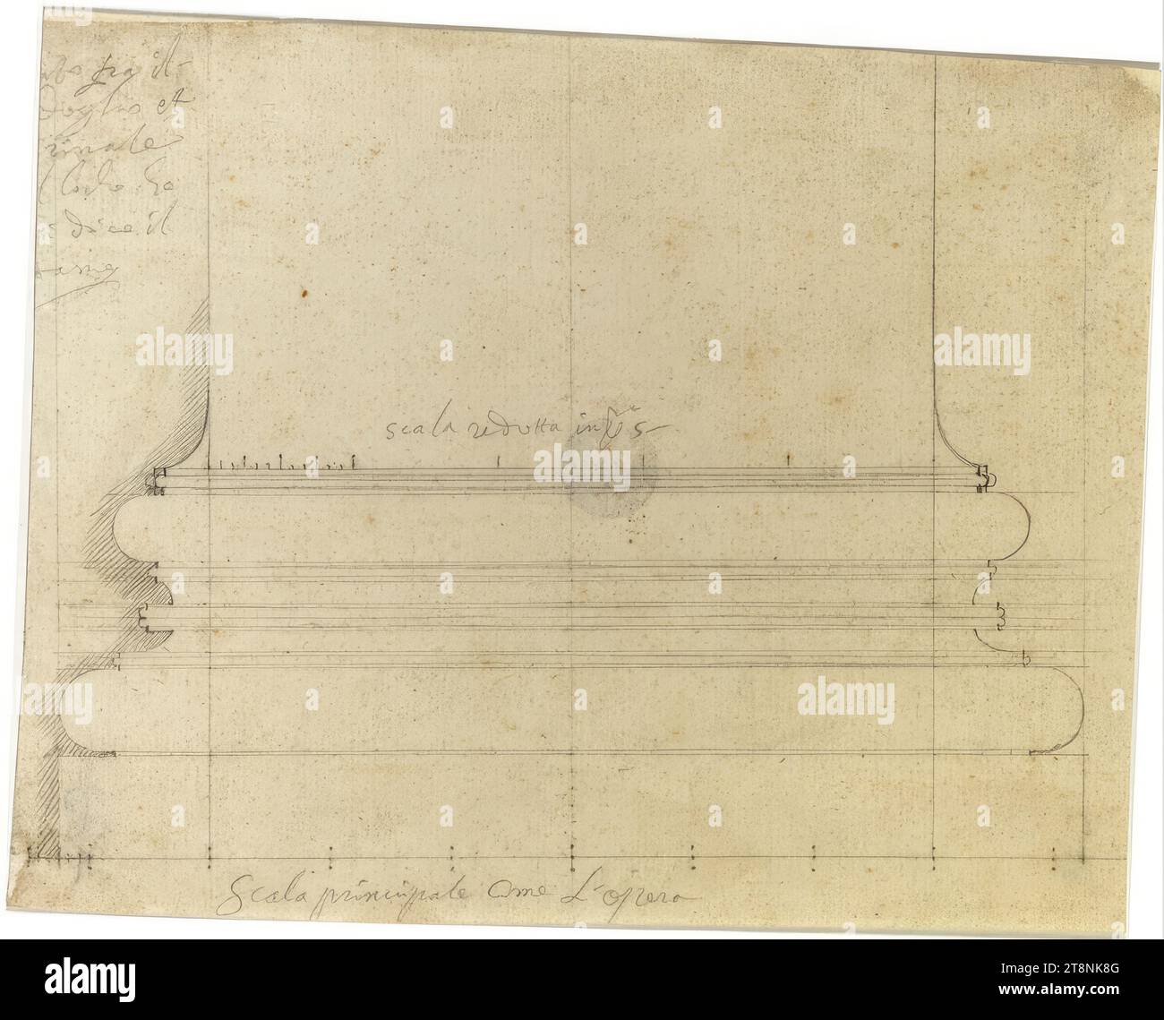 Rome, Forum of Augustus, Temple of Mars Ultor, column base, 1627-1628 ...