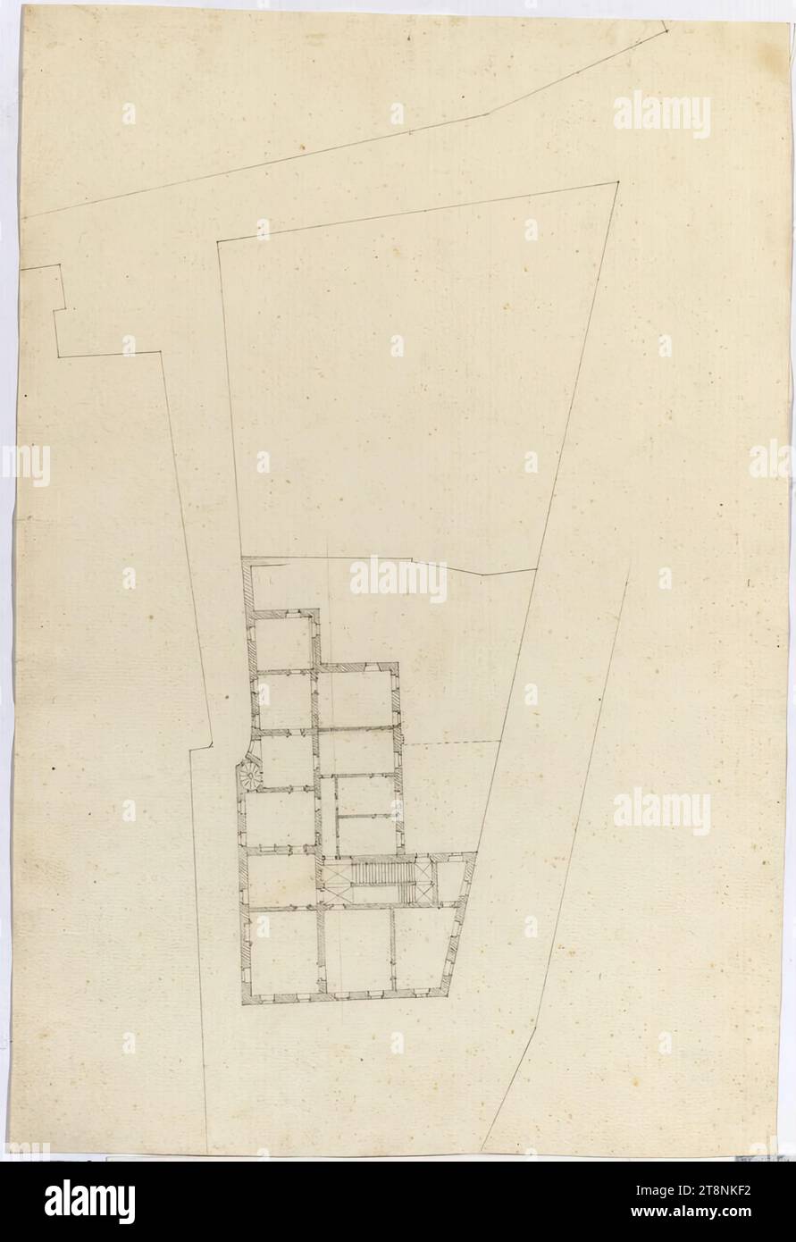 Rome, Palazzo Carpegna, northern part of the palace (Palazzo Vaini ...