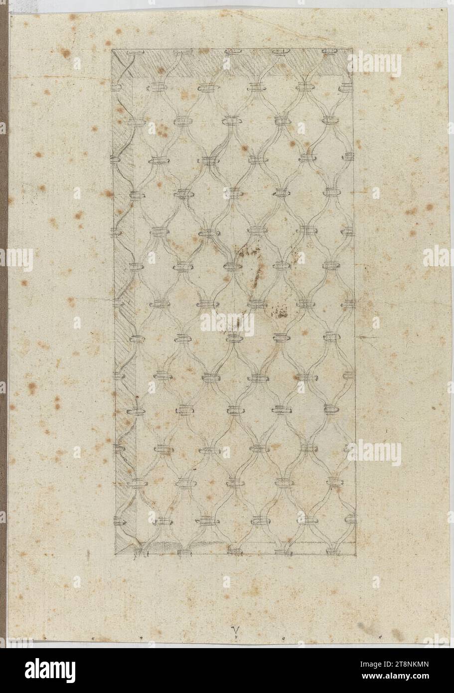 Rome, San Pietro in Vaticano, Lattice Design, 1627, architectural ...