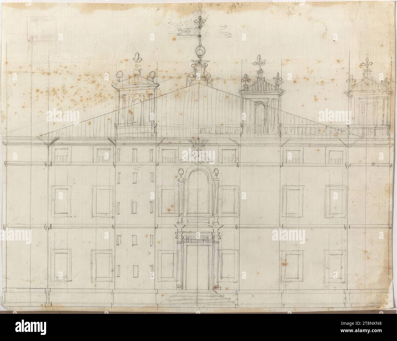 Undetermined, Rome, Palace of the Spada family, architectural drawing ...