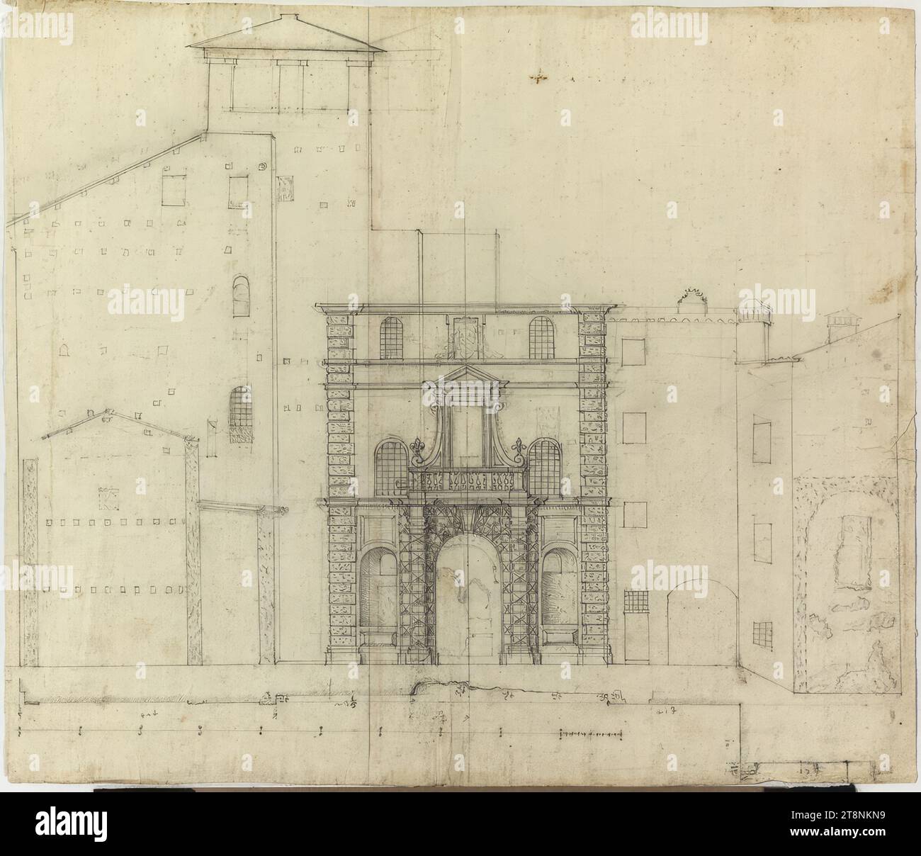 Undetermined, Rome, Palace, of the Spada family, design for a ...