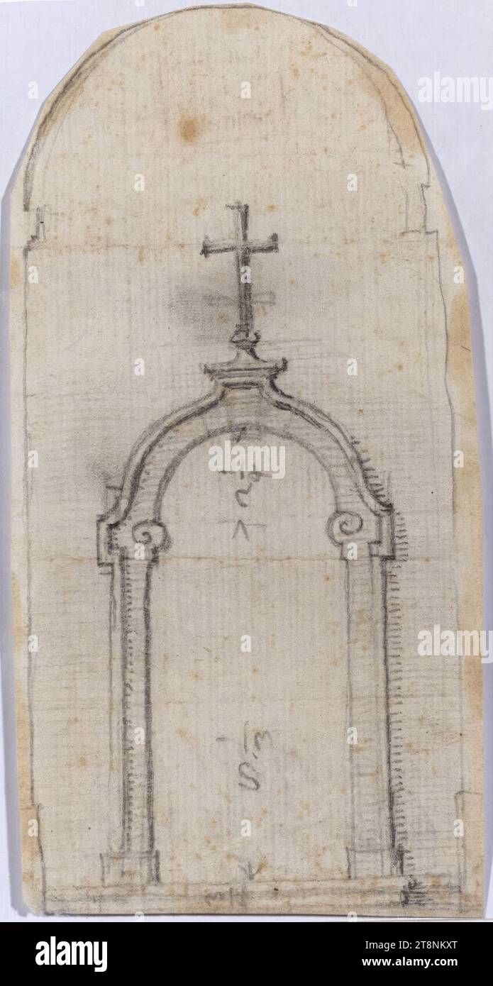 Rome, San Carlo alle Quattro Fontane, monastery, garden facade, side ...