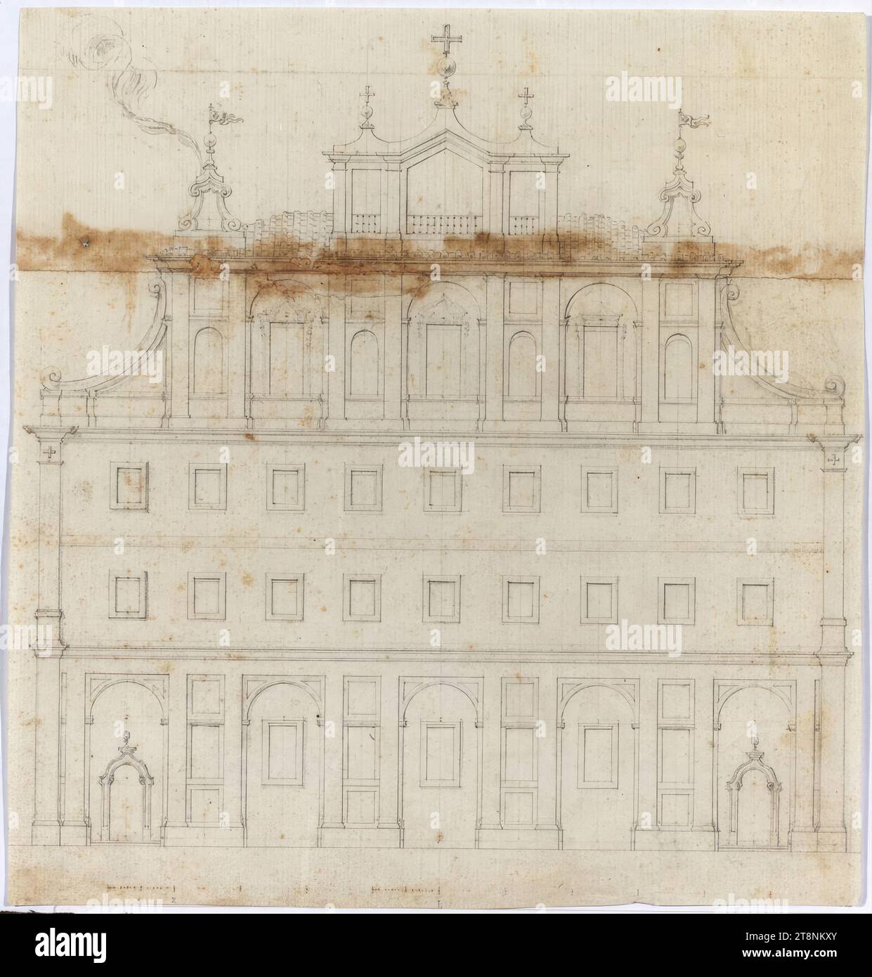 Monastery garden drawing hi-res stock photography and images - Alamy