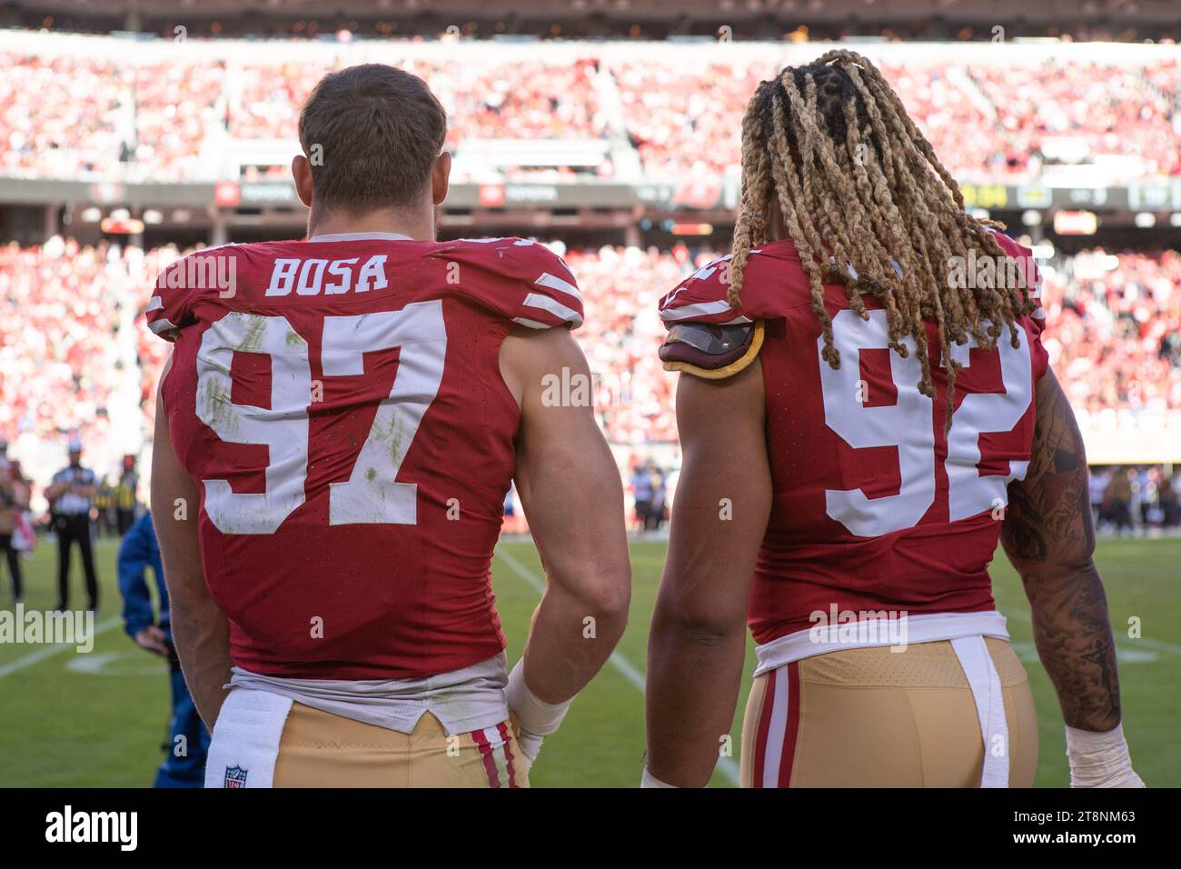 Nick bosa chase young hi-res stock photography and images - Alamy