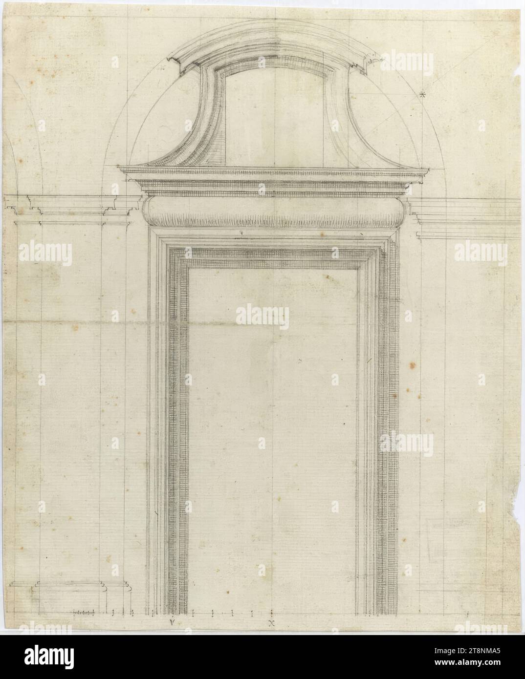 Rome, Oratorio dei Filippini, Portal of Access from the First Courtyard ...