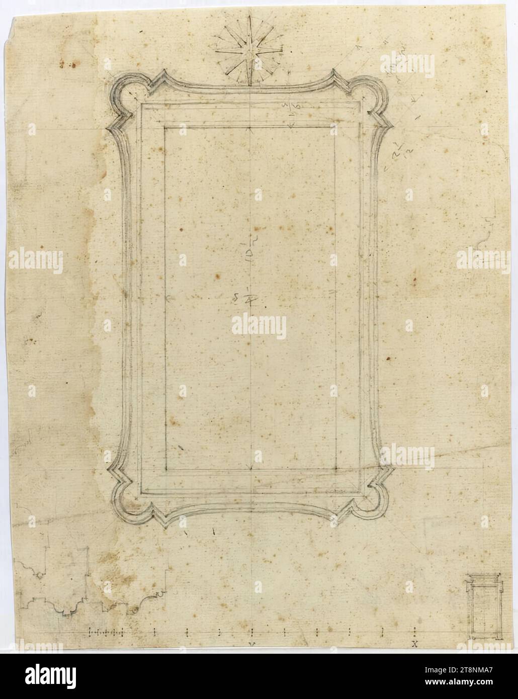 Rome, Oratorio dei Filippini, Facade, Left Flank Upper Story Window ...