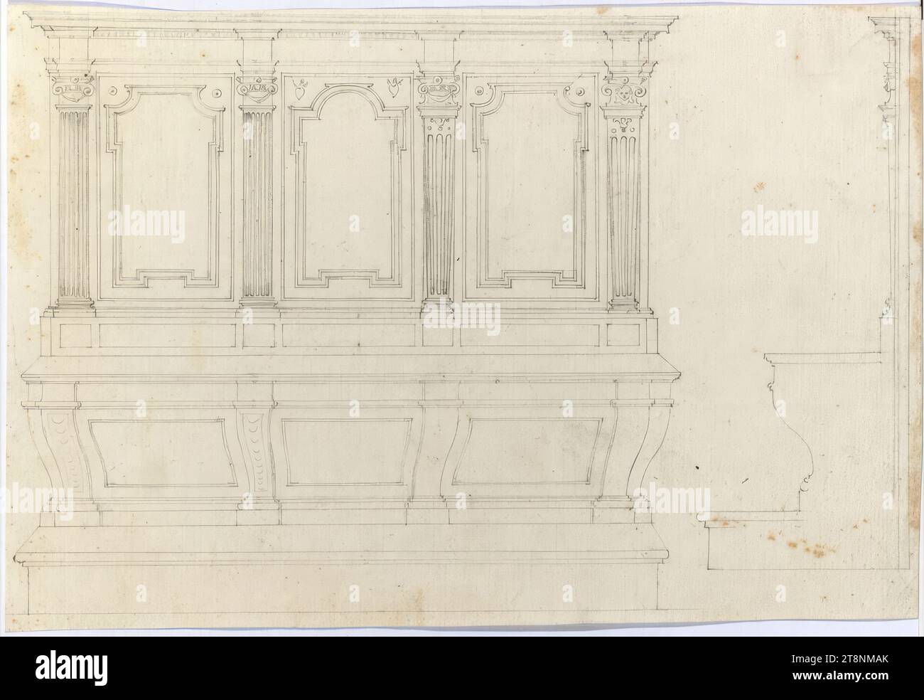 Rome, Santa Maria in Vallicella, Sacristy, Pews, 1633-1634 ...