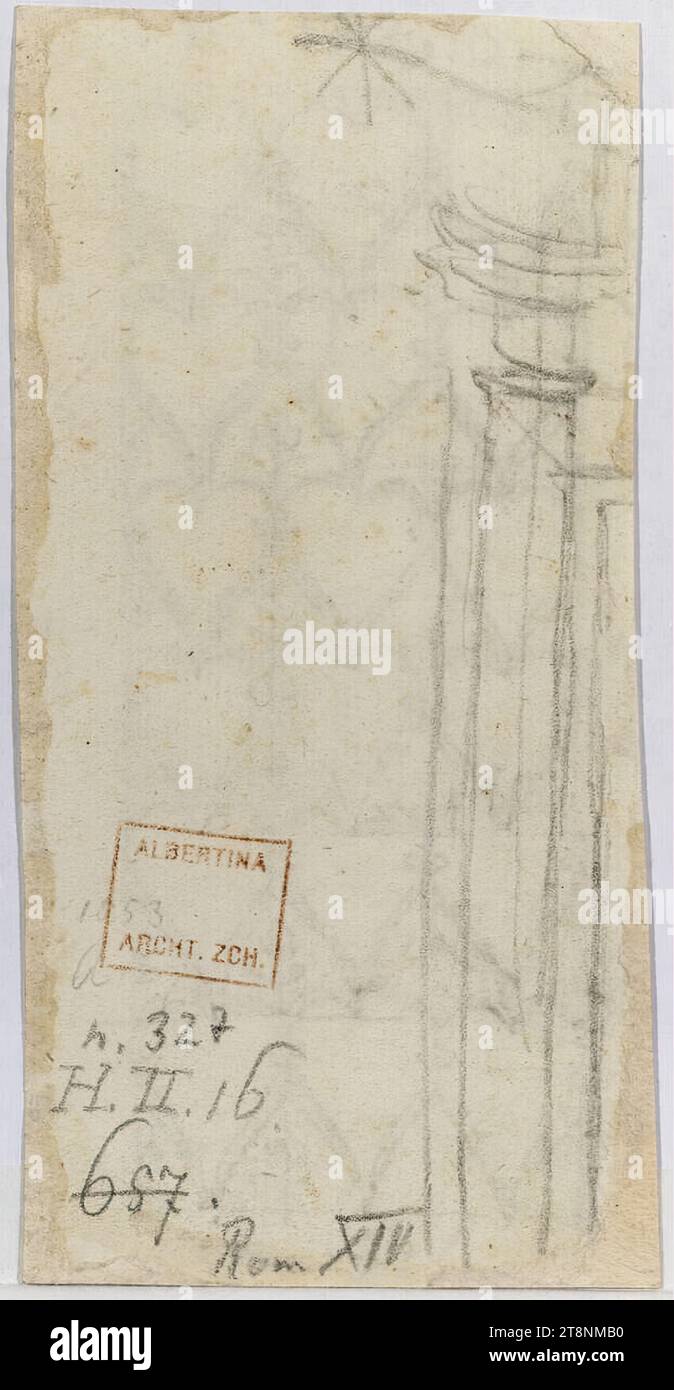 Rome, Oratorio dei Filippini, Detail of a Door or Window Frame ...