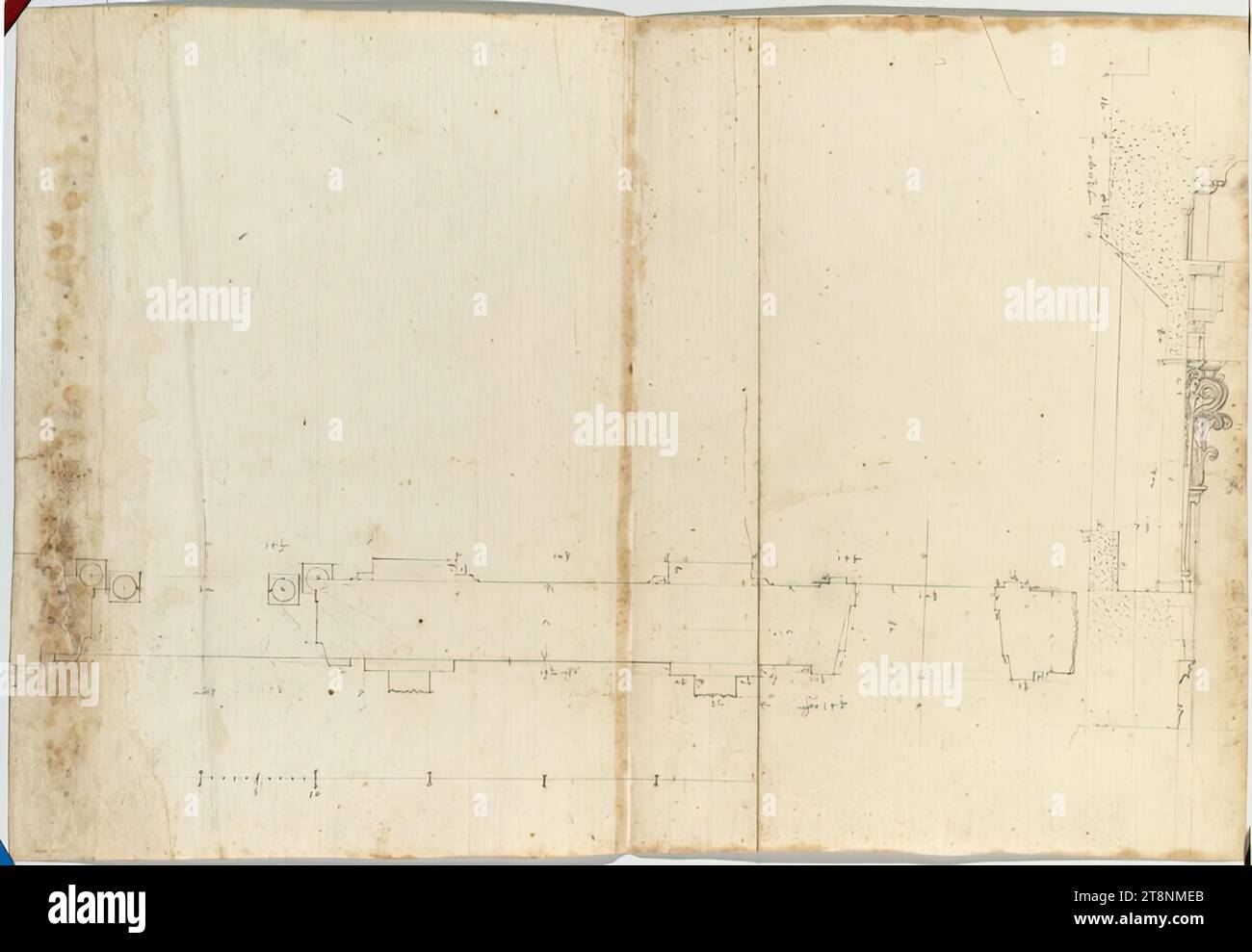 Rome, San Giovanni in Laterano, east facade, northern half of the ...