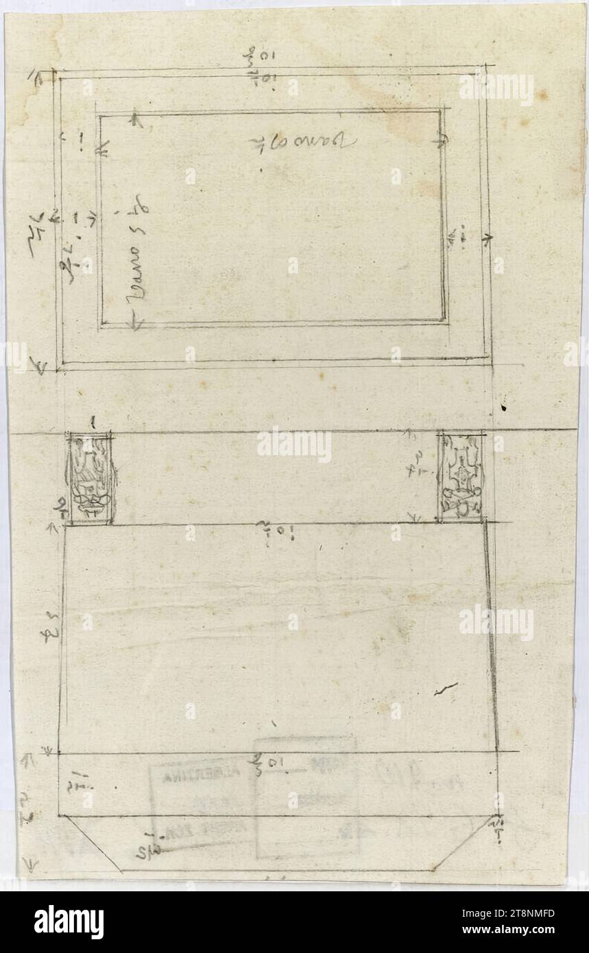 Rome, San Giovanni in Laterano, sarcophagus and rectangular window ...