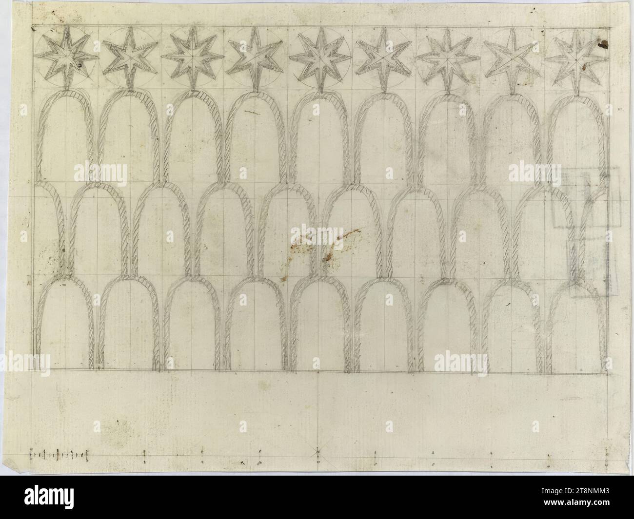 Rome, San Giovanni in Laterano, Cappella Massimo, grid, architectural ...