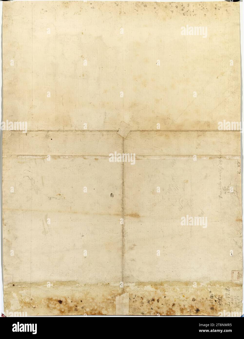 Rome, Sant' Ivo alla Sapienza, scale for the courtyard facade and ...