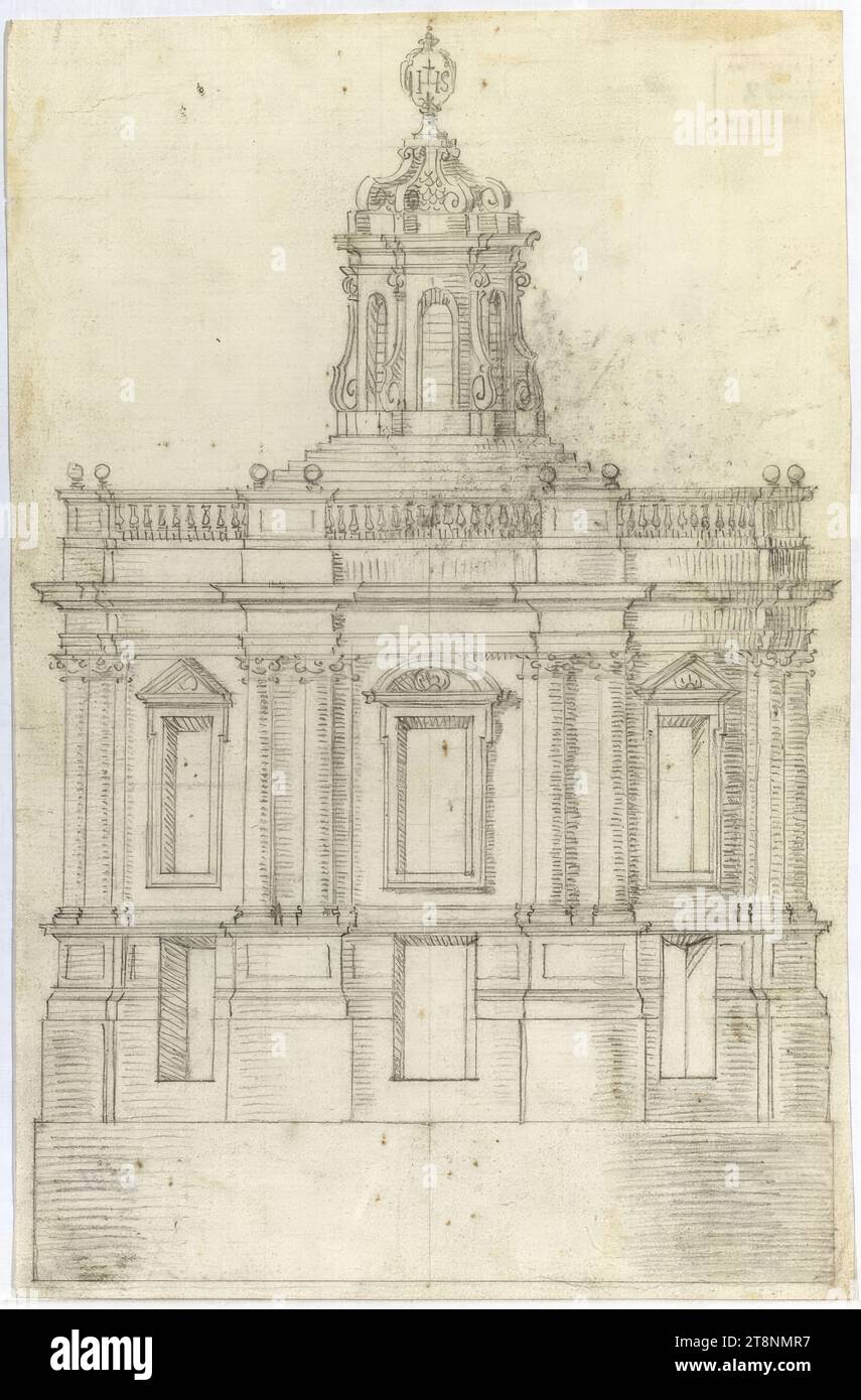 Rome, Sant' Ignazio, design for the crossing dome, orthogonal view ...