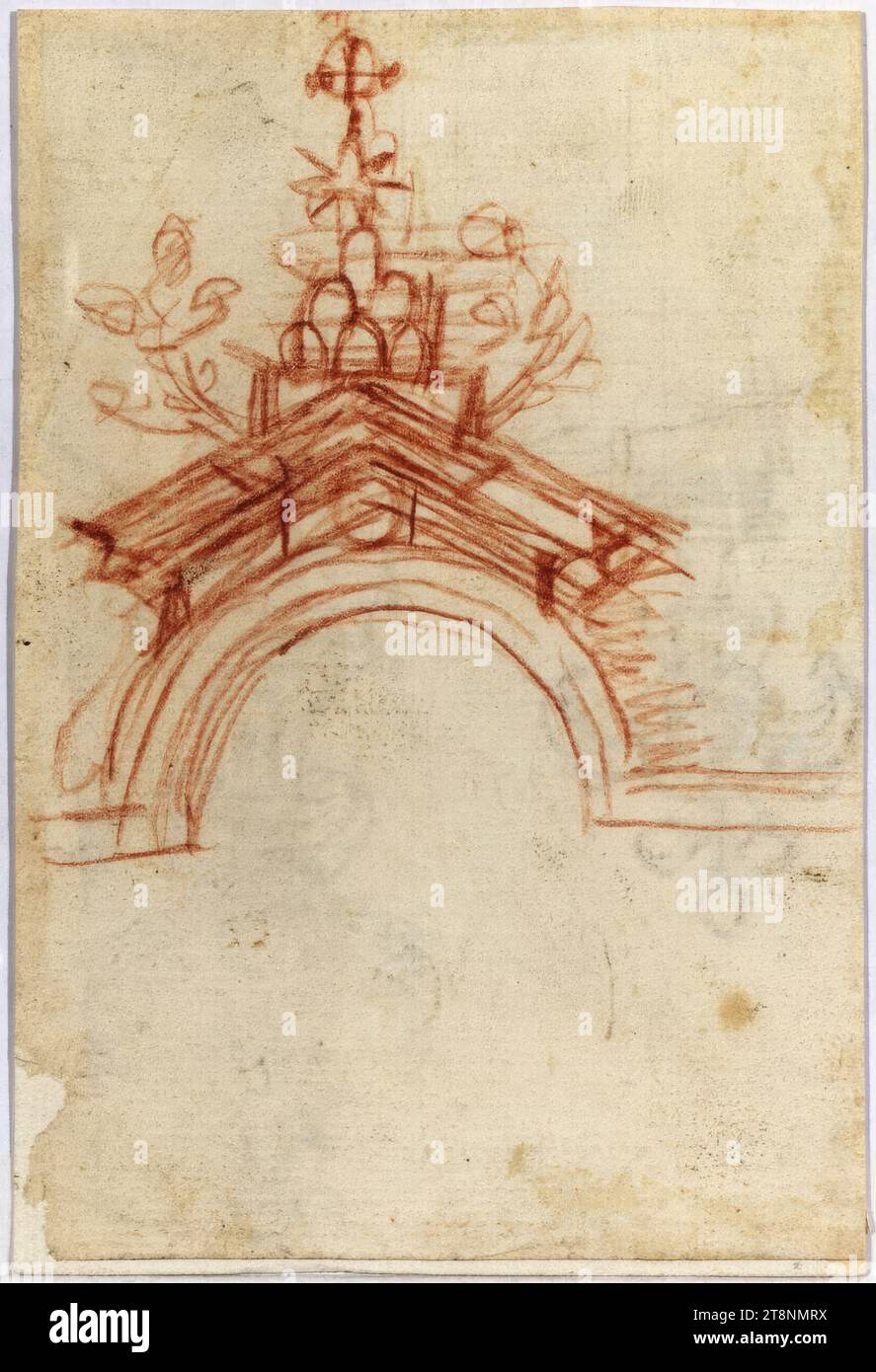 Rome, Sant' Ivo alla Sapienza, arch roofing with Chigi-Monti ...