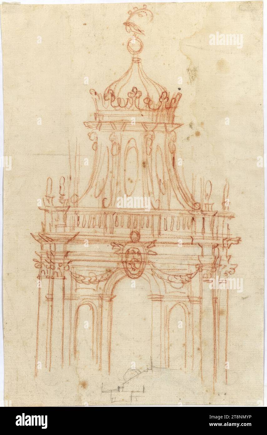 Rome, San Pietro in Vaticano, South Bell Tower, 1645, architectural ...