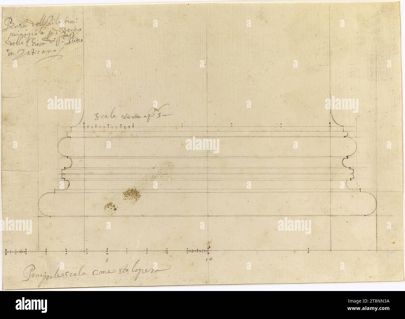 Rome, San Pietro in Vaticano, Interior, Main Order Pilaster Basament ...