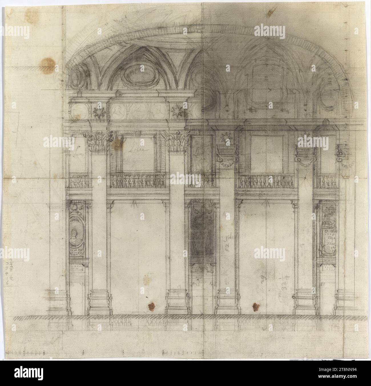 Rome, Collegio di Propaganda Fide, Chiesa dei Re Magi, final version ...