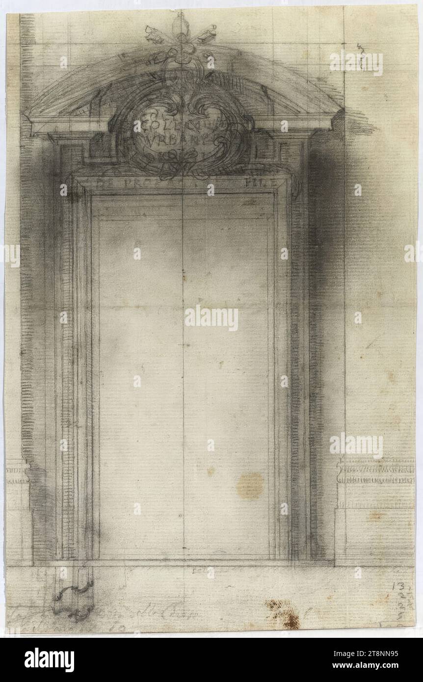 Rome, Collegio di Propaganda Fide, Portal of the Collegio Urbano in the ...