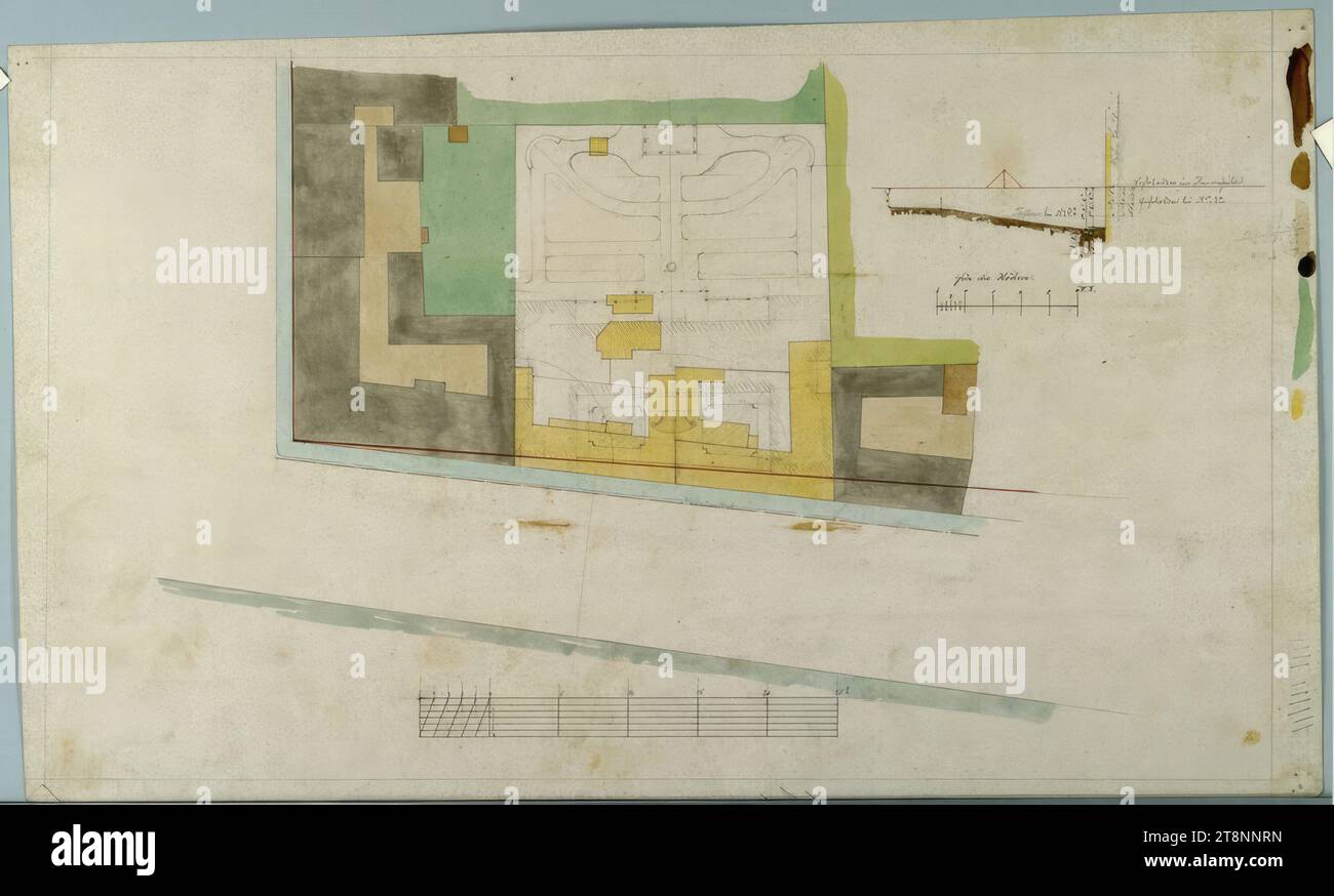 Vienna II, Obere Augartenstraße, children's hospital, building survey ...