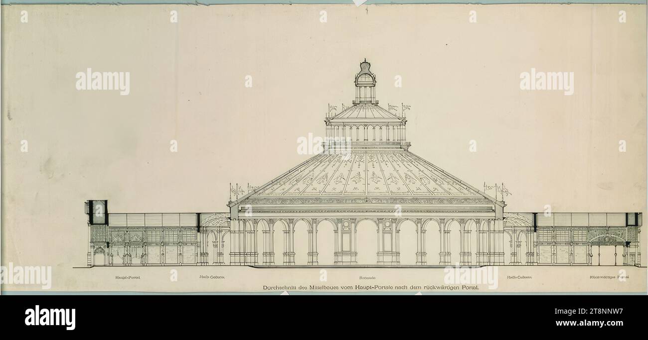 Vienna II, World Exhibition 1873, map of the location, Carl von ...