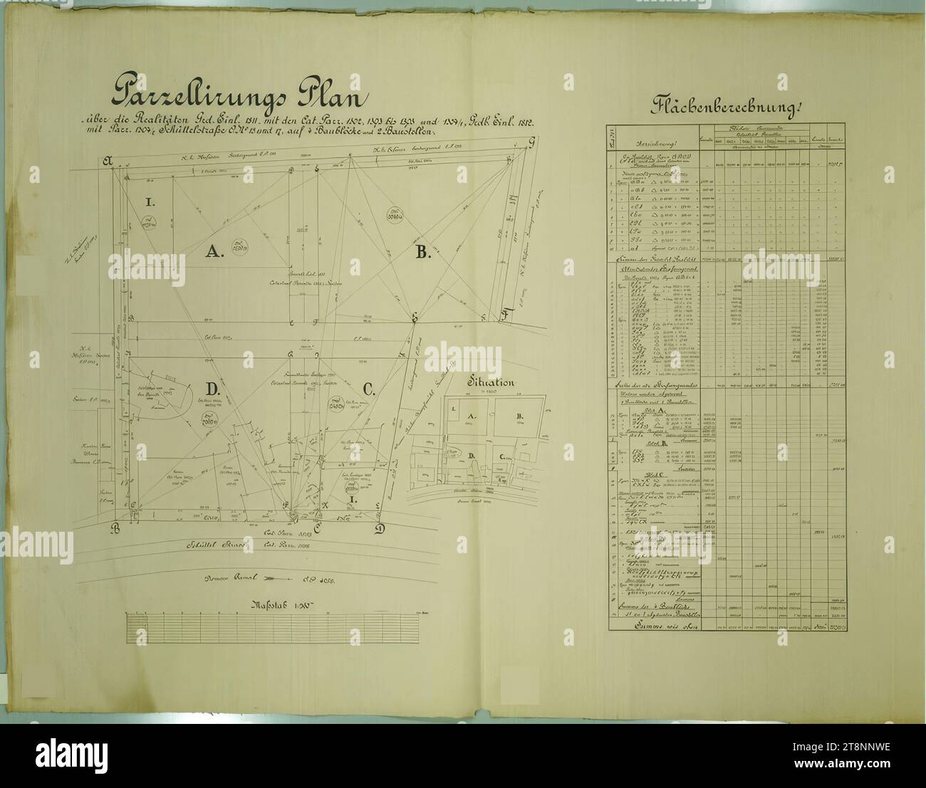 Vienna II, Prater (Schüttel), Wiener Tiergarten, entire layout ...