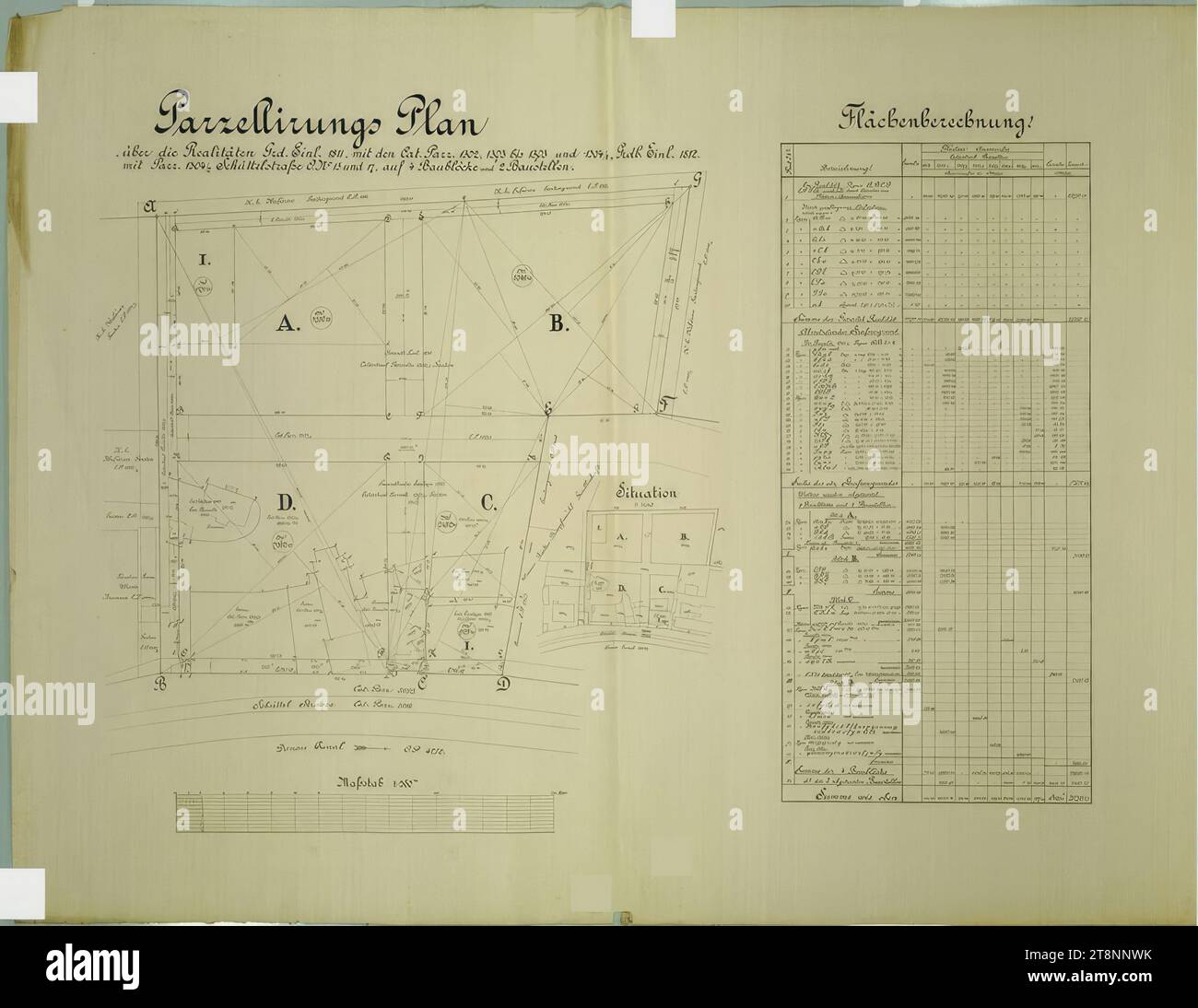 Vienna II, Prater (Schüttel), Wiener Tiergarten, entire layout ...