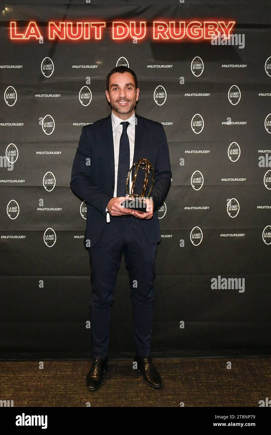 Paris, France. 20th Nov, 2023. French rugby union referee Mathieu ...