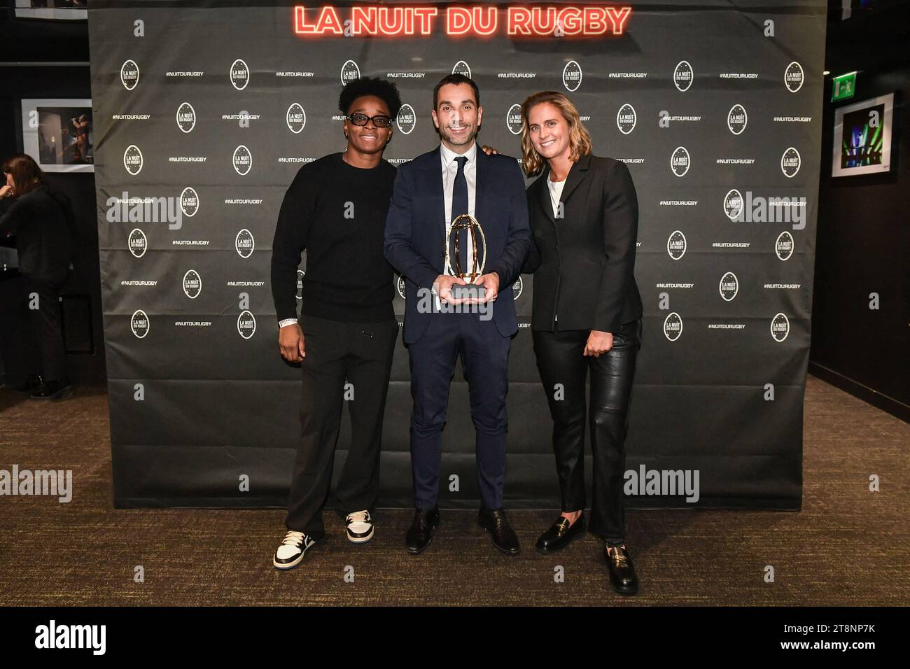 Paris, France. 20th Nov, 2023. French rugby union referee Mathieu ...