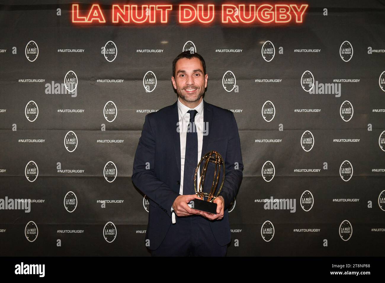 Paris, France. 20th Nov, 2023. French rugby union referee Mathieu ...