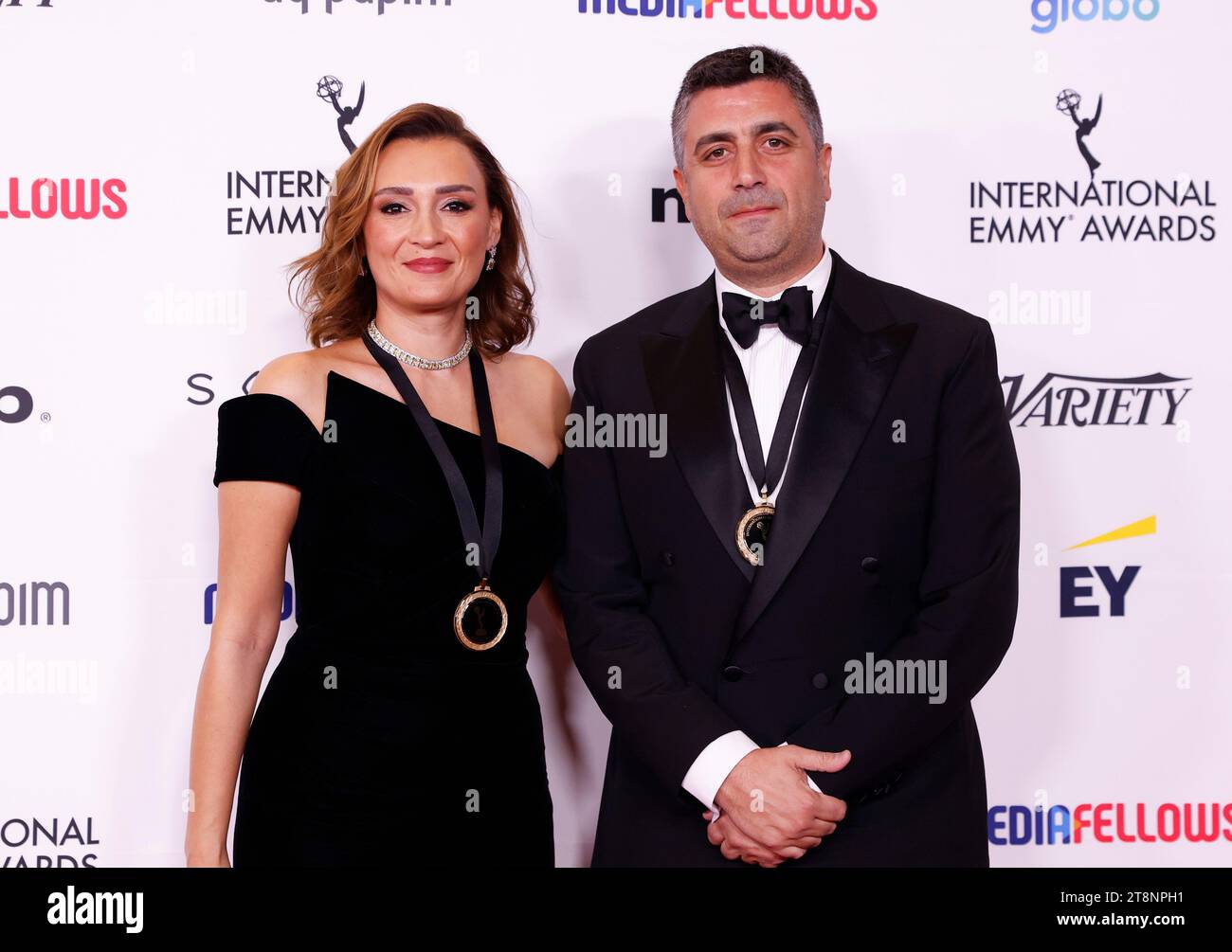 New York, United States. 20th Nov, 2023. Sema Ergenekon and Kerem ‚atay ...