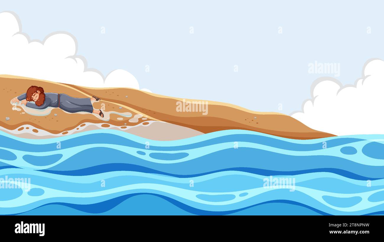 Bible character jonah cartoon hi-res stock photography and images - Alamy