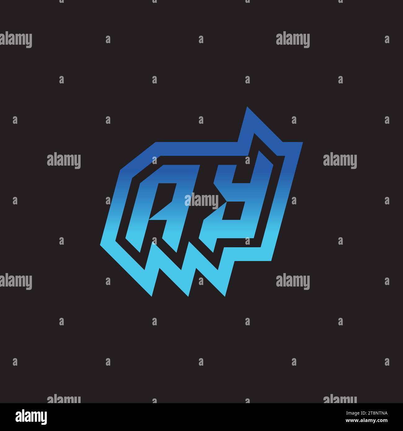 Ay design logo hi-res stock photography and images - Alamy