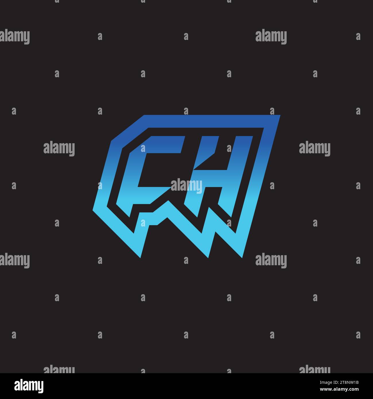 Ch gaming logo hi-res stock photography and images - Alamy
