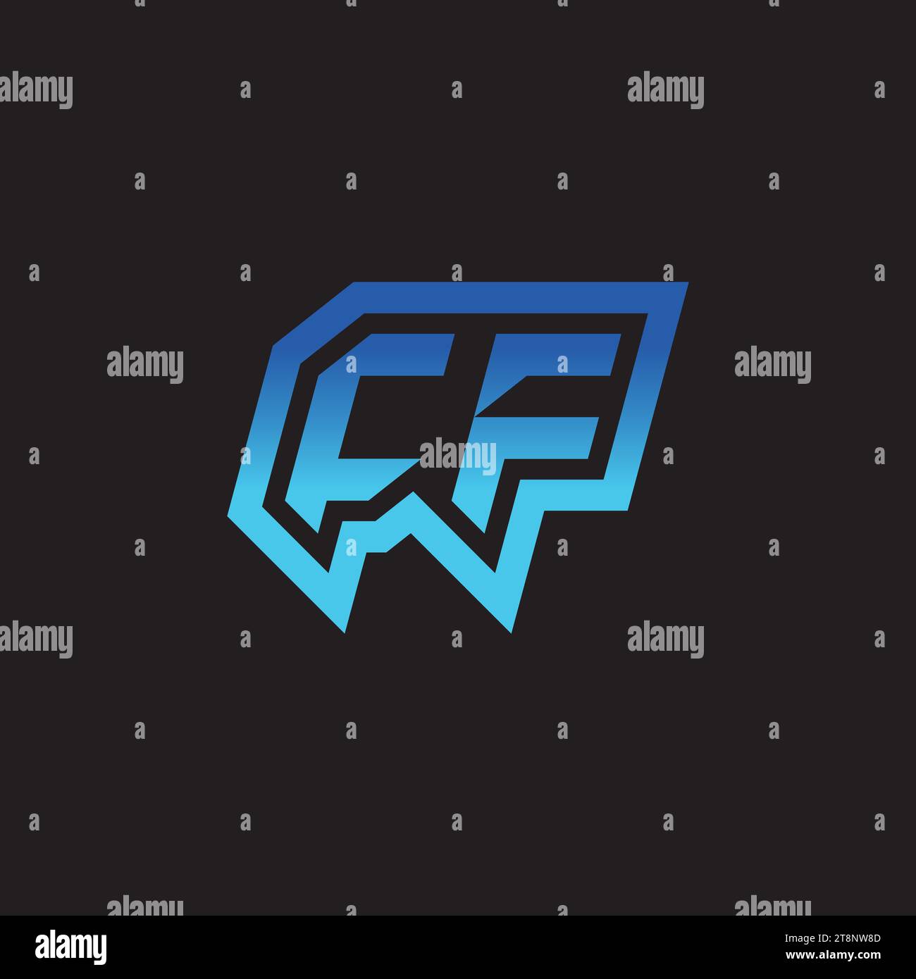 Cf gaming logo hi-res stock photography and images - Alamy