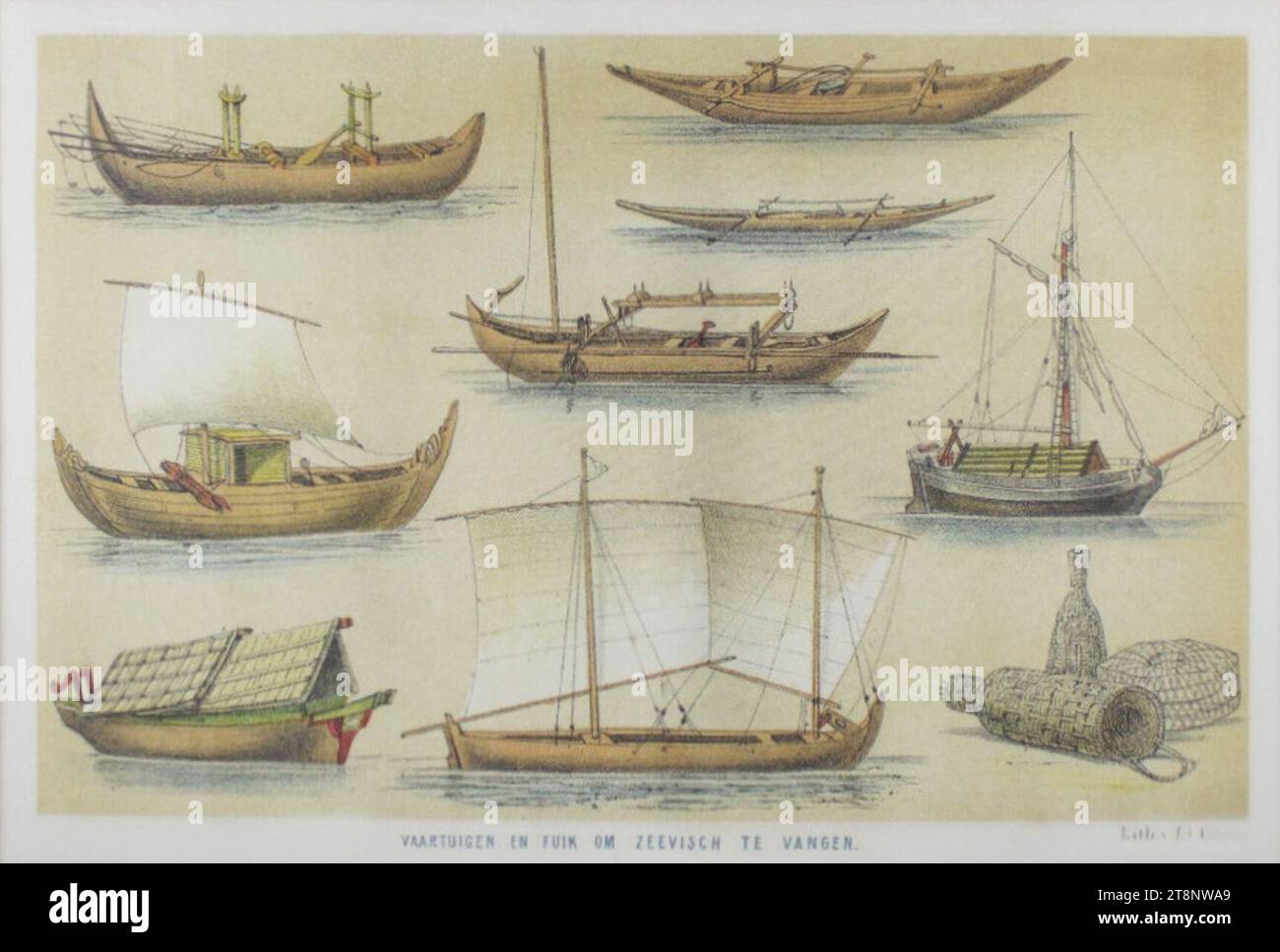 Vessels and Tools to Catch Sea Fish Stock Photo - Alamy