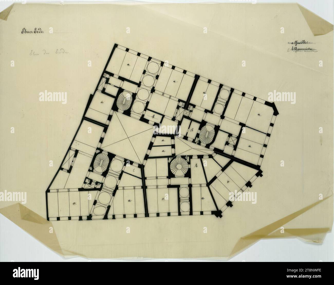Vienna I, Graben lots 1, 2, 3 & 4, residential and commercial buildings ...