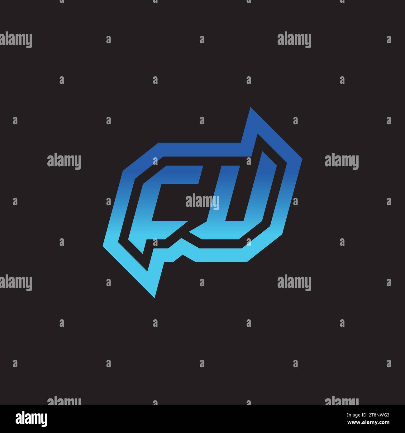 Cu gaming logo hi-res stock photography and images - Alamy