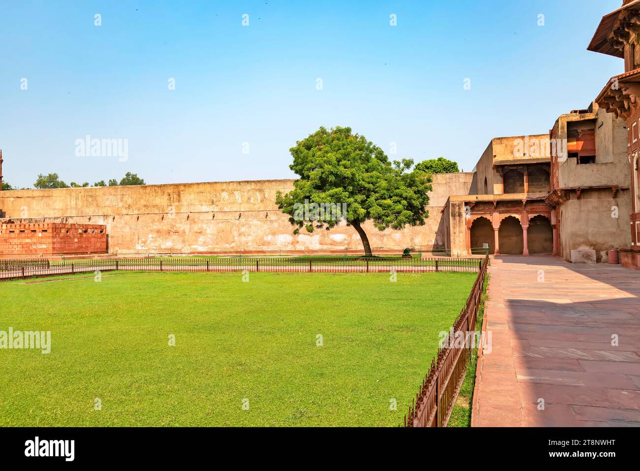 Agra Fort, a historical fort in Agra, in the India state of uttar ...