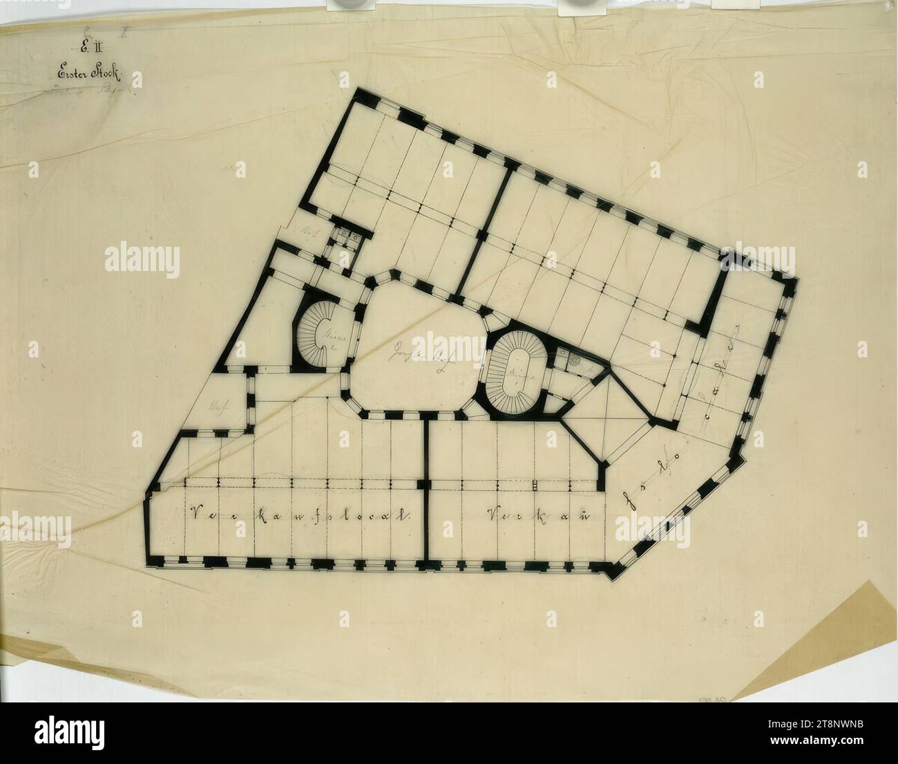 Vienna I, Graben lots 1, 2, 3 & 4, residential and commercial buildings ...