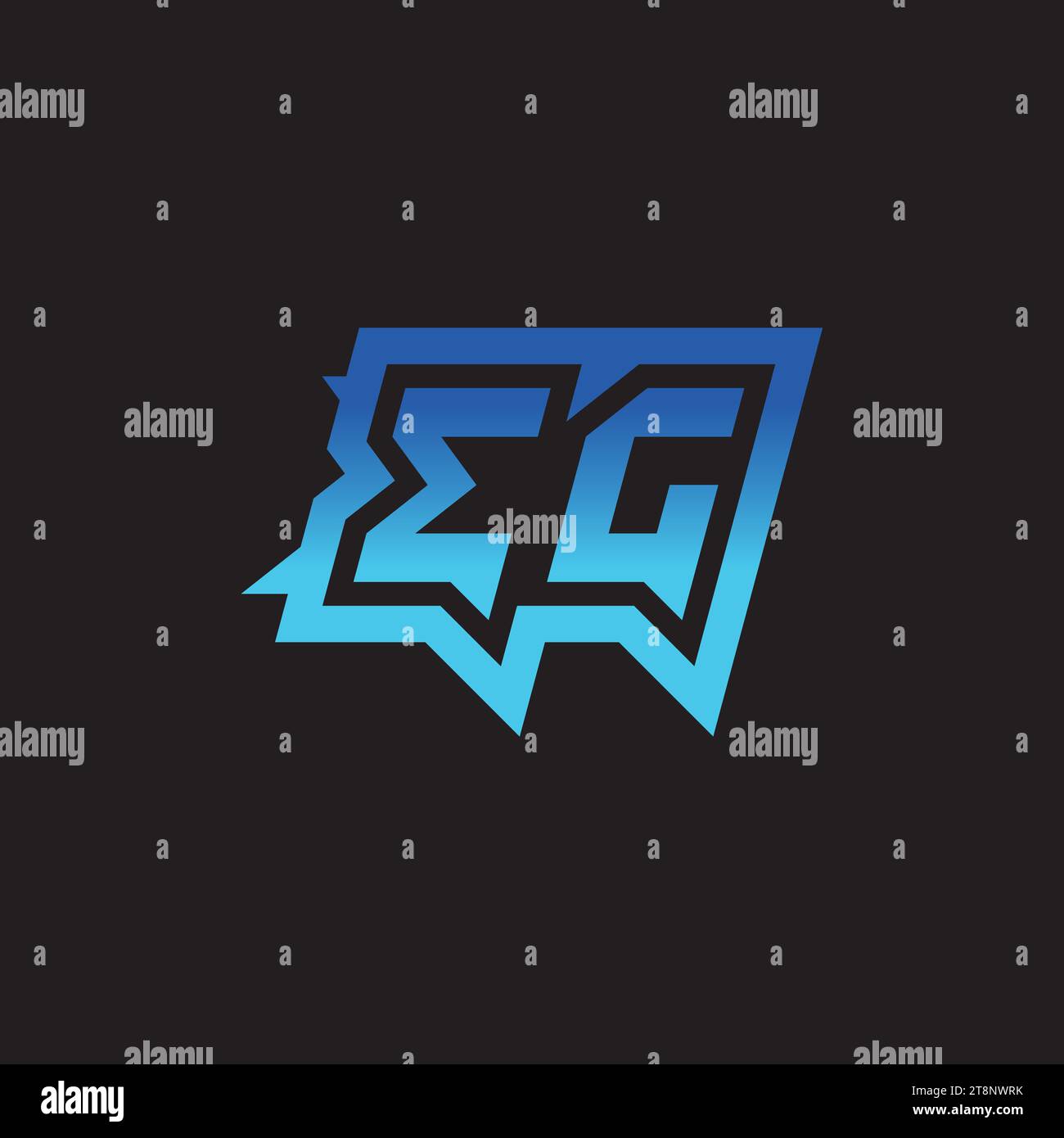 Eg gaming logo hi-res stock photography and images - Alamy