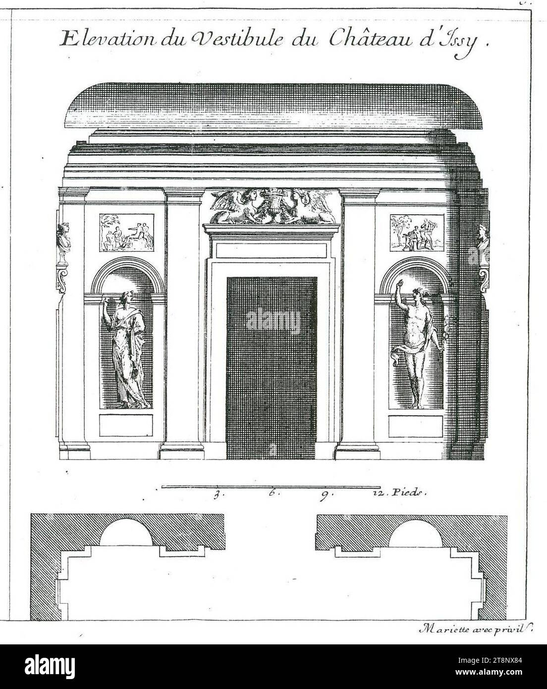 Vestibule issy 2 Stock Photo - Alamy