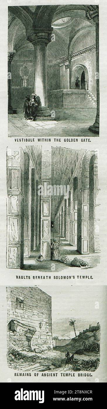 Vestibule within the Golden Gate Vaults beneath Solomon's Temple ...