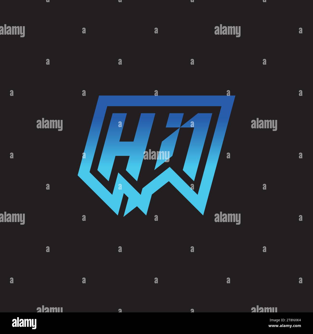 Hn gaming logo Stock Vector Images - Alamy