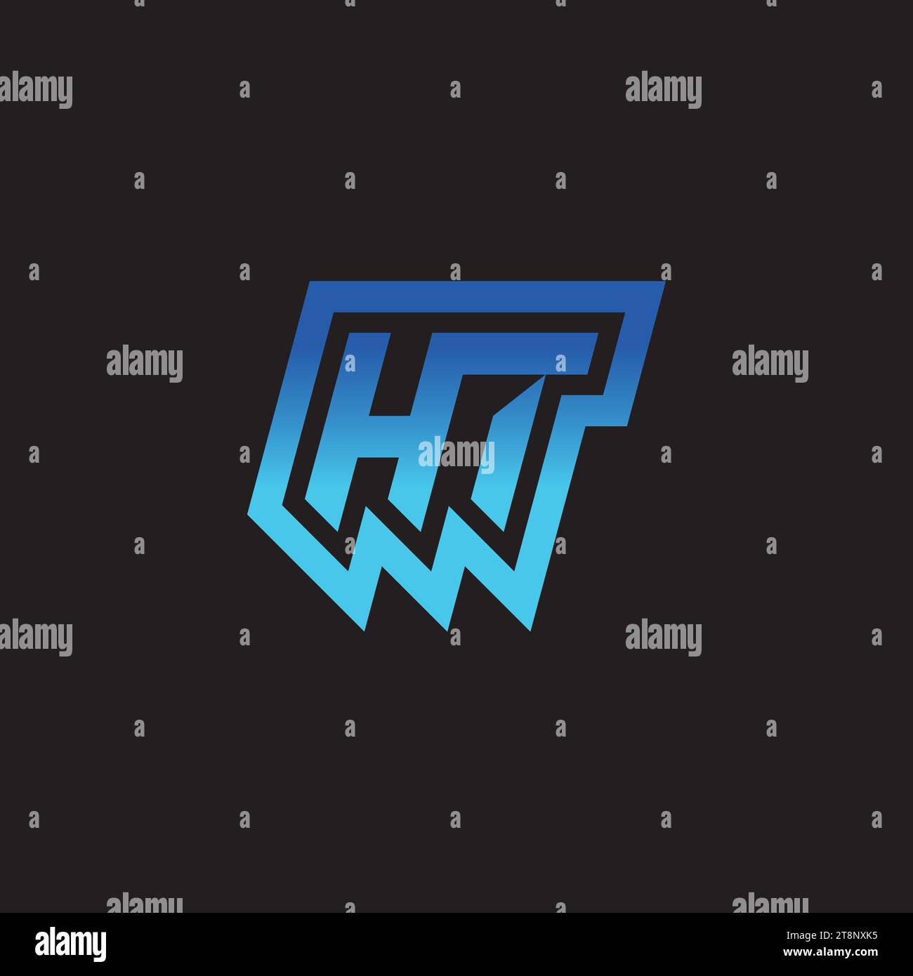 Ht gaming logo Stock Vector Images - Alamy