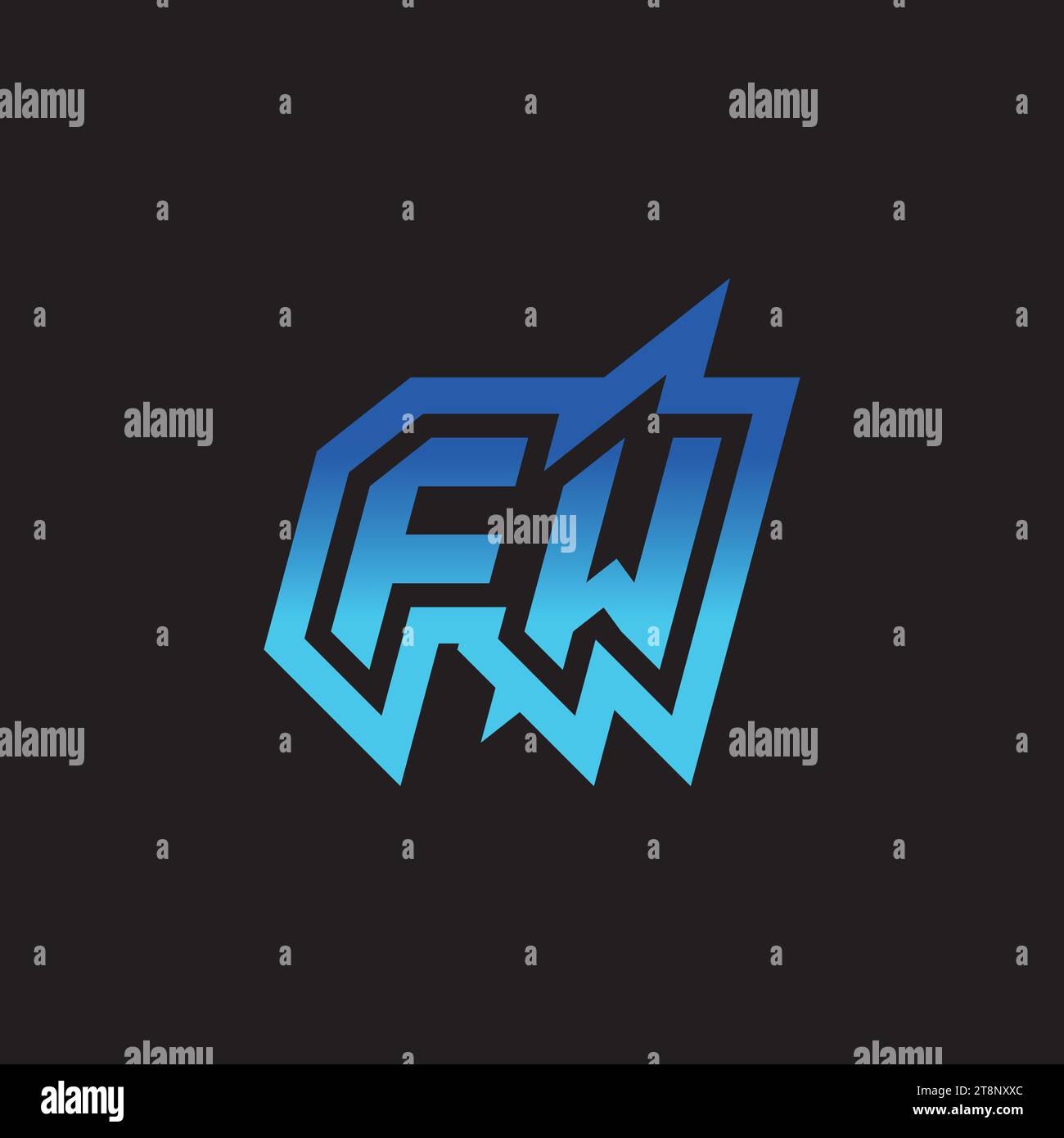 Fw gaming logo hi-res stock photography and images - Alamy